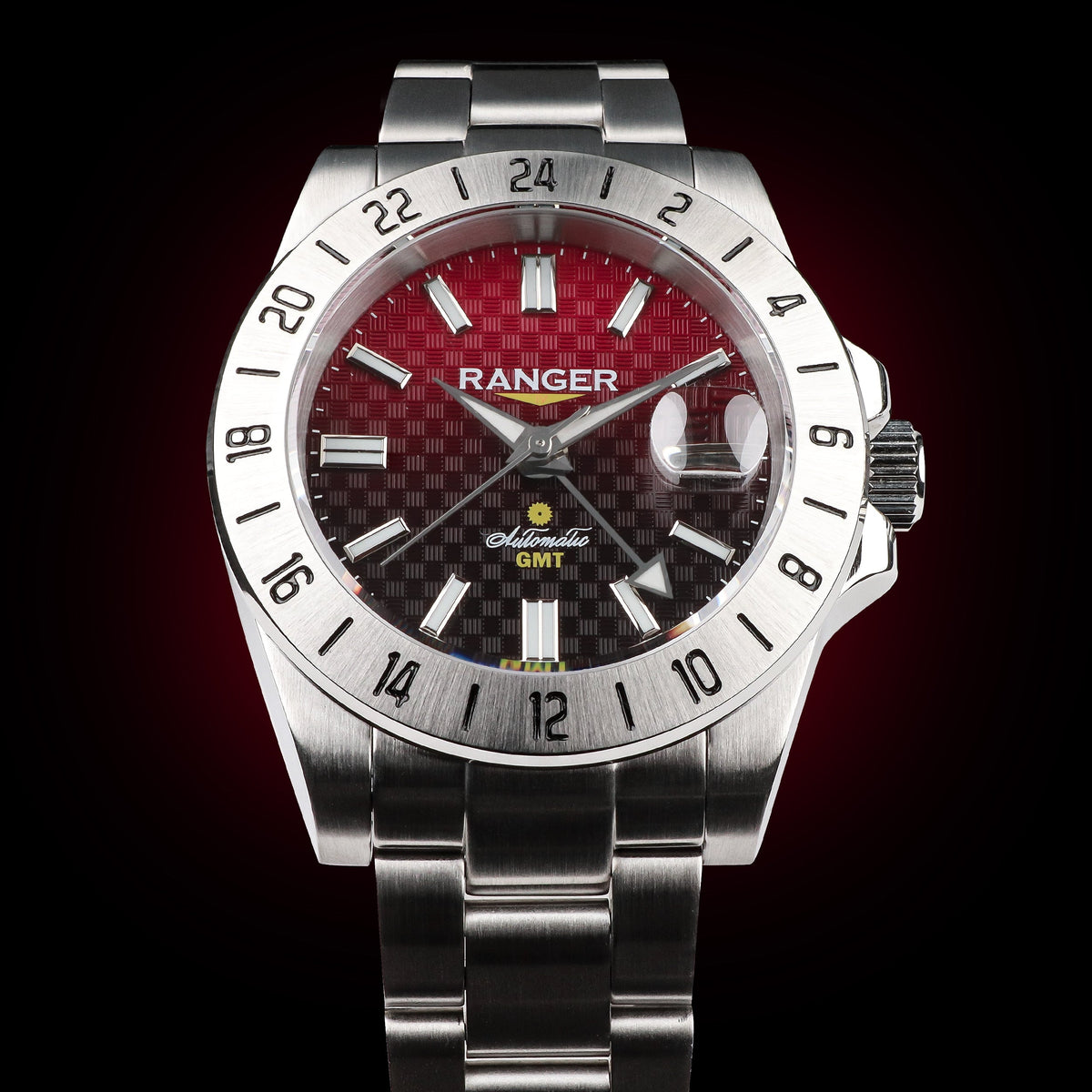 RANGER IV - 赤富士 製品ページ： GMT 自動巻き NH34 セイコー ムーブメント – Wancher Watch Japan